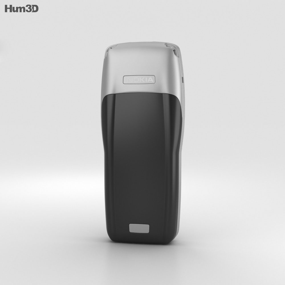 Nokia 1100 Black 3D model - Download Phones on 3DModels.org
