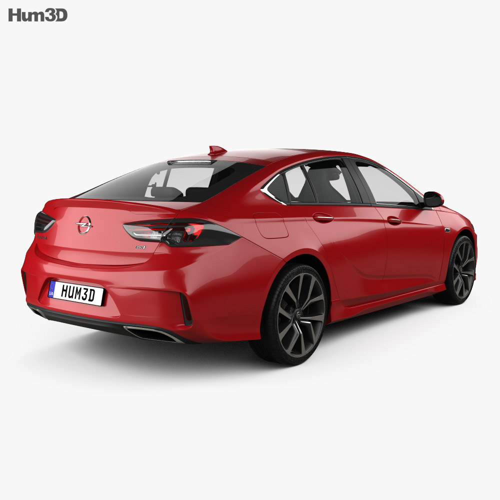 Opel Insignia GSi с детальным интерьером 2020 3D модель - Скачать Sedan ...