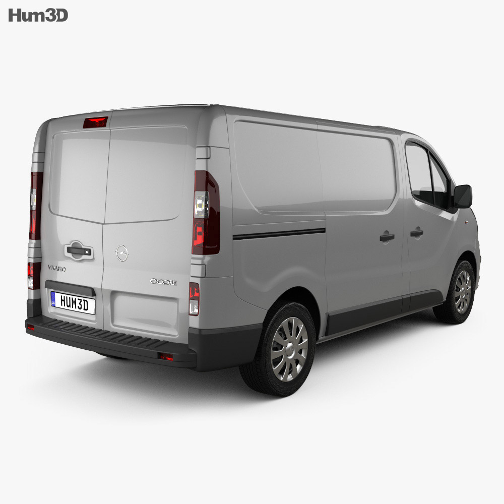Opel Vivaro Panel Van L1H1 2017 3D model - Download Vehicles on ...