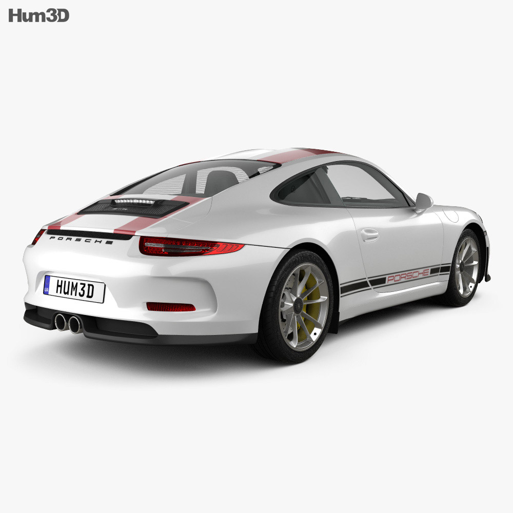 Porsche 911 R (991) 2020 3D model - Download Sports car on 3DModels.org