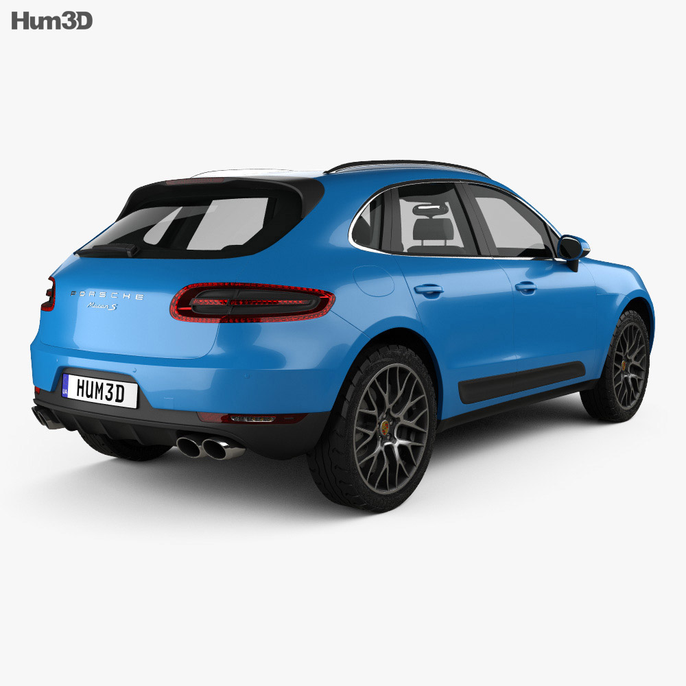 Porsche Macan S 2017 Modelo 3D - Descargar Vehículos on 3DModels.org