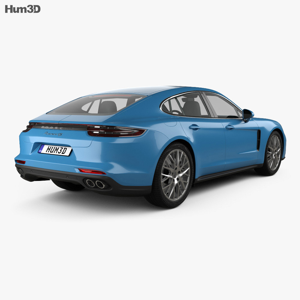 Porsche Panamera 4S 2020 3D model - Download Sedan on 3DModels.org