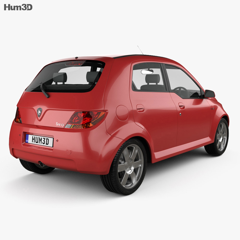 Proton Savvy 2011 3D model - Download Hatchback on 3DModels.org