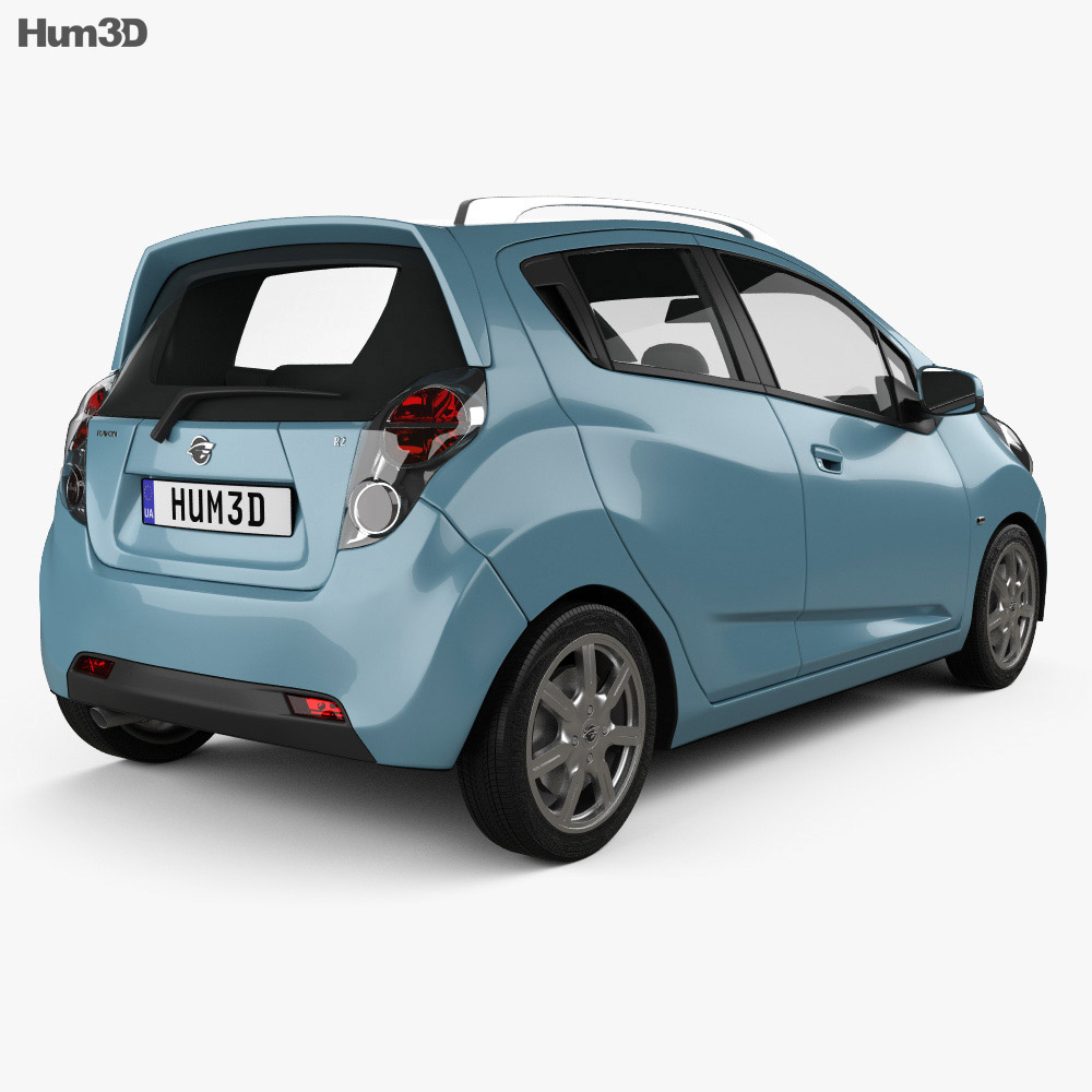 Ravon R2 2019 3D model - Download Hatchback on 3DModels.org