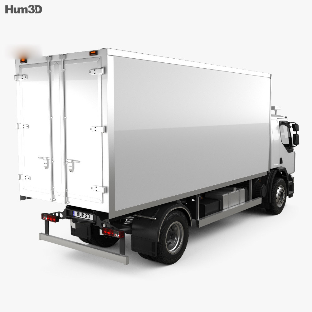 Renault Premium Distribution Refrigerator Truck 2014 3D model ...