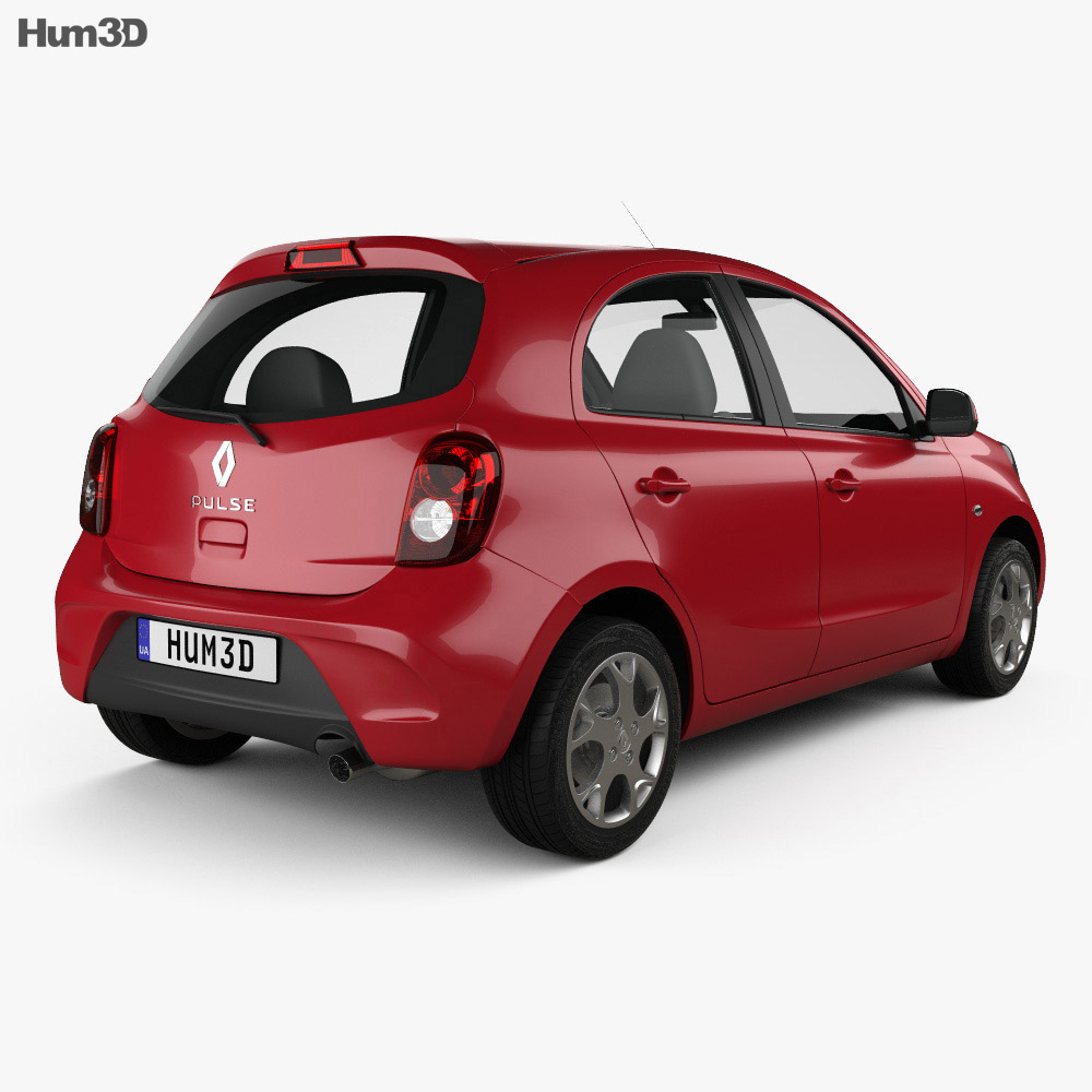 Renault Pulse 2017 3D модель - Скачати Автомобілi на 3DModels.org