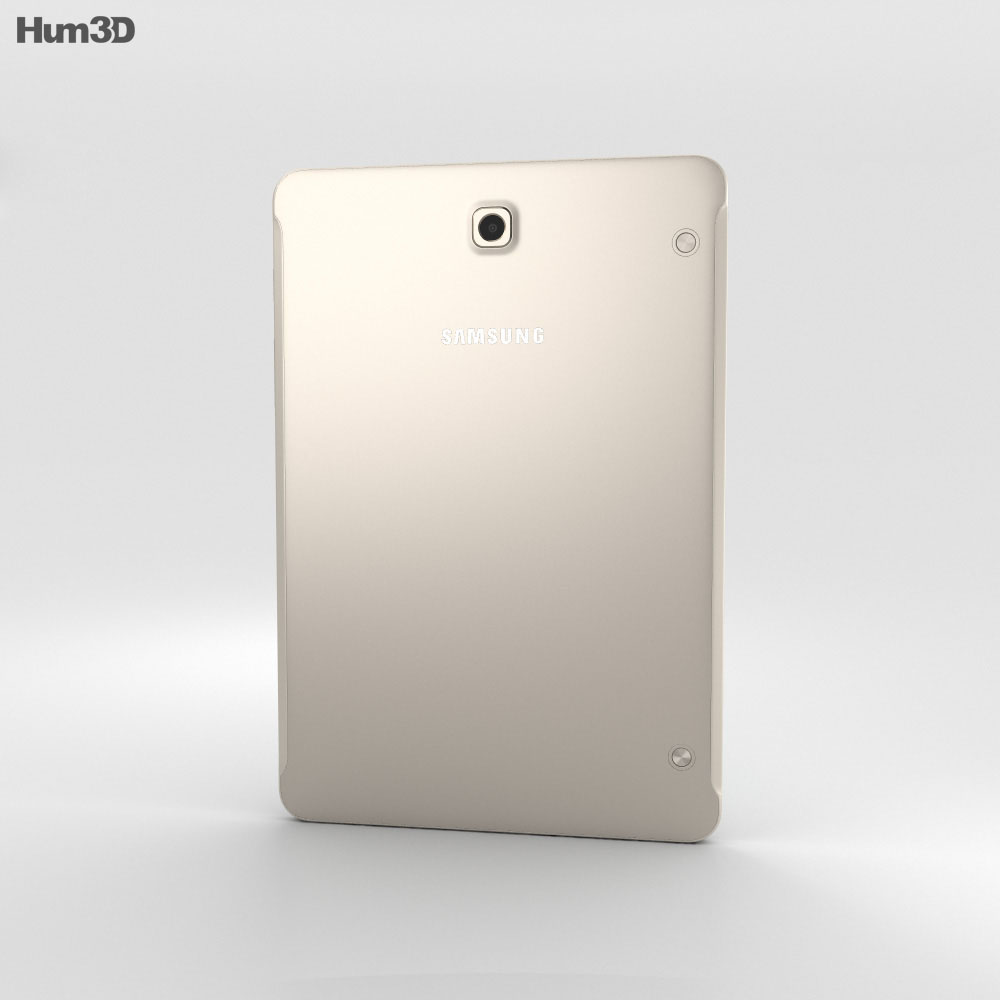 Samsung Galaxy Tab S2 8.0 Wi-Fi Gold 3D model - Download Tablet on ...