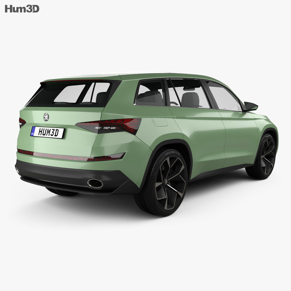 Skoda VisionS 2017 3D model - Download Crossover SUV on 3DModels.org