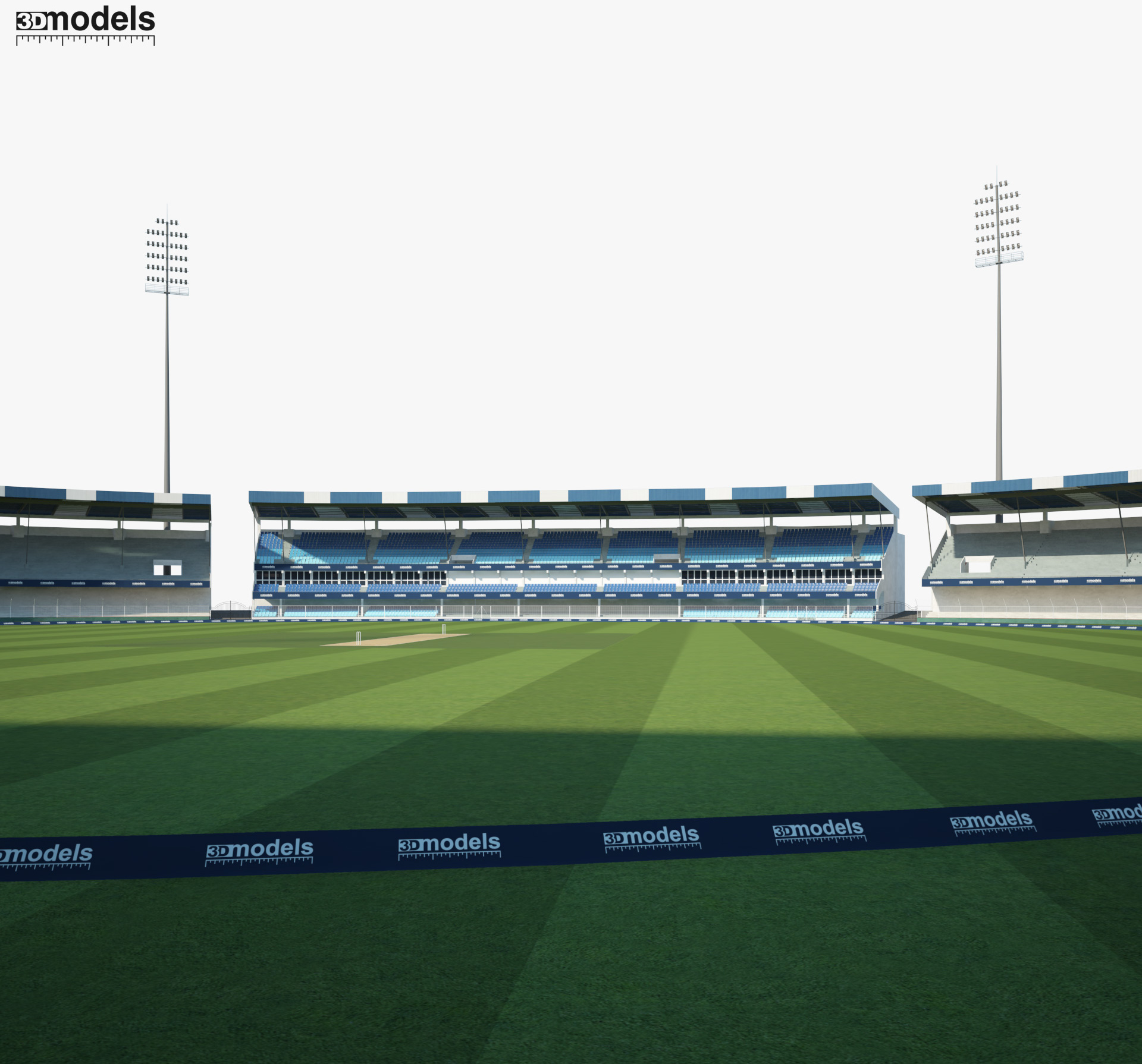 Dadoji Kondadev Stadium 3D model - Download Stadium on 3DModels.org
