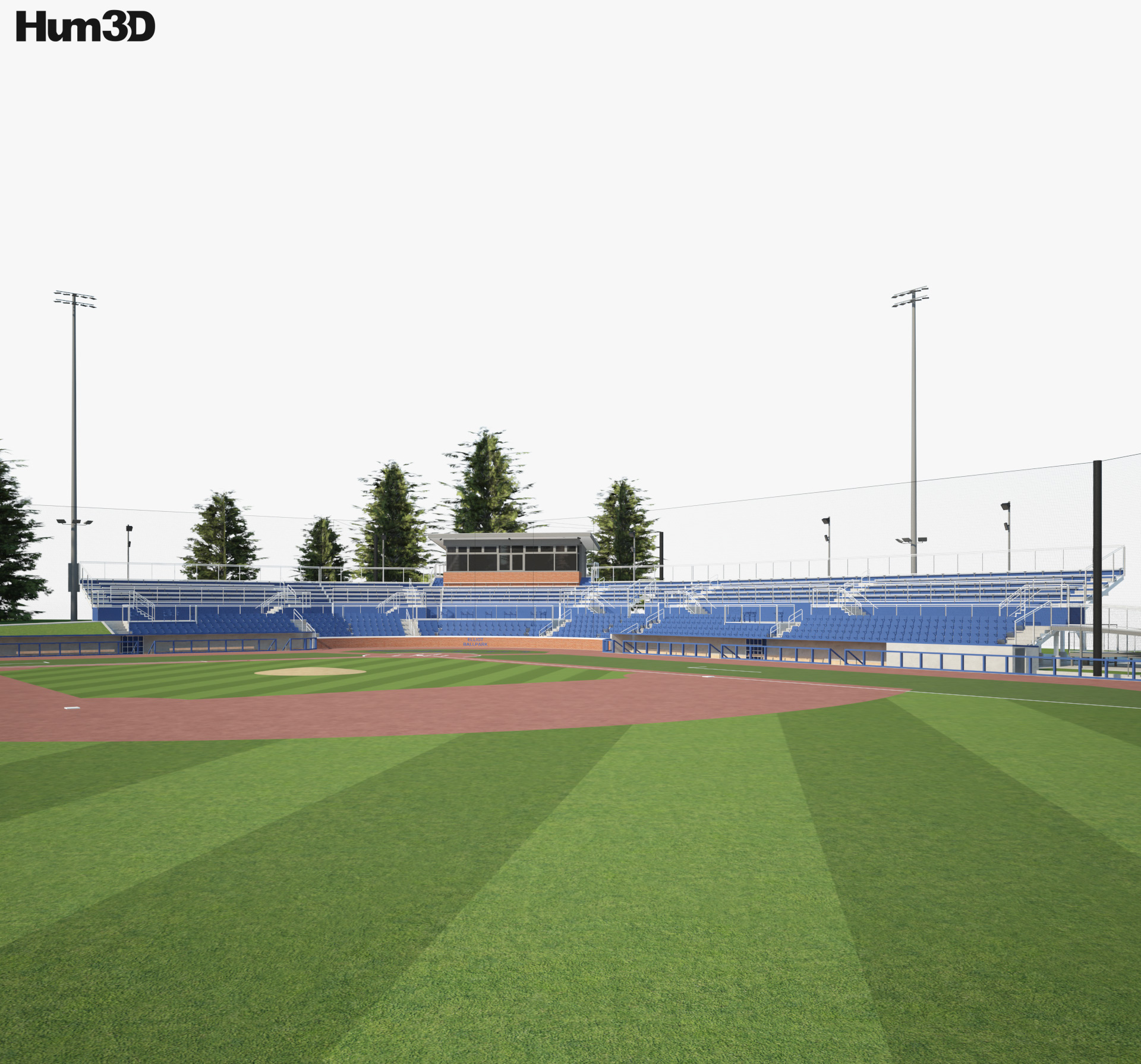 Elliot Ballpark 3D model - Download Stadium on 3DModels.org
