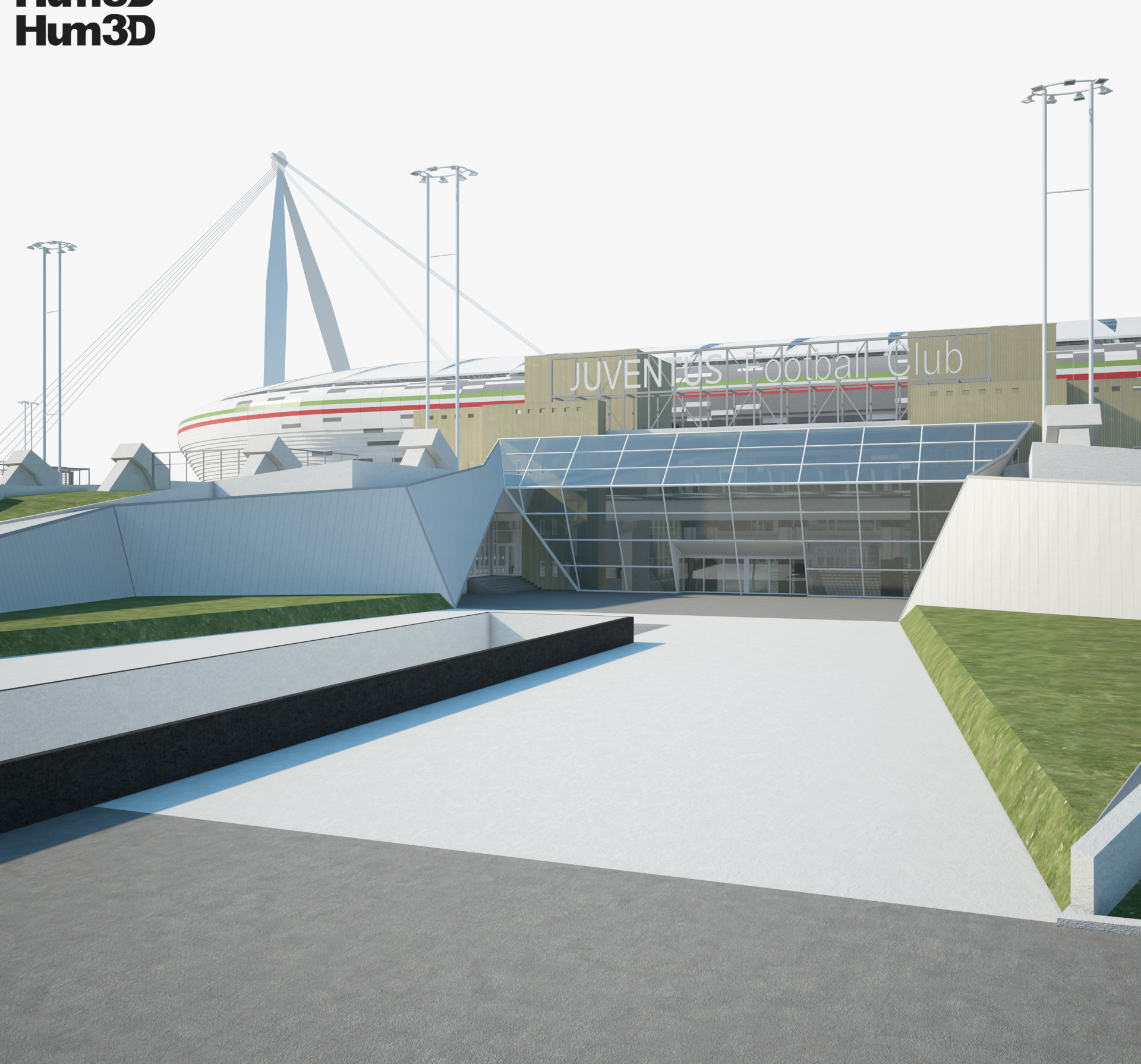Juventus Stadium modelo 3D - Baixar Arquitectura no 3DModels.org