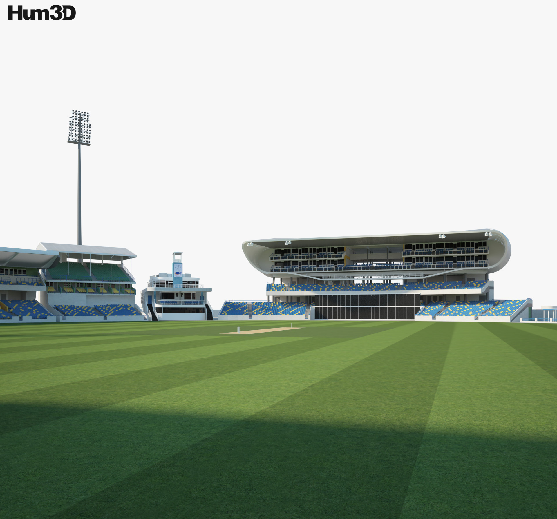 Kensington Oval 3D 모델 - 다운로드 스타디움 on 3DModels.org
