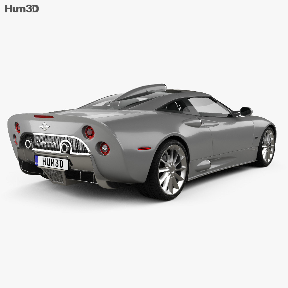 Spyker C8 Aileron 2014 3D model - Download Sports car on 3DModels.org