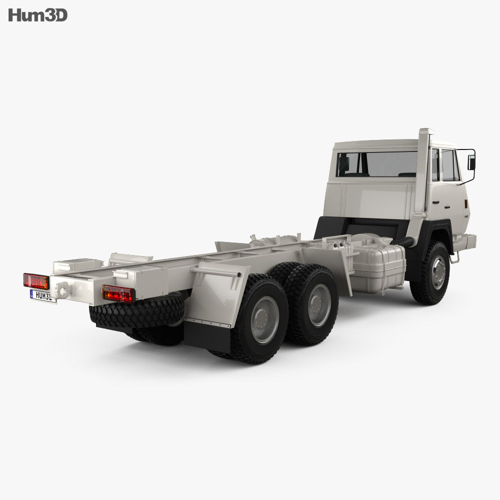 Steyr Plus 91 1491 Chassis Army Truck 1978 3D model - Download Truck on ...