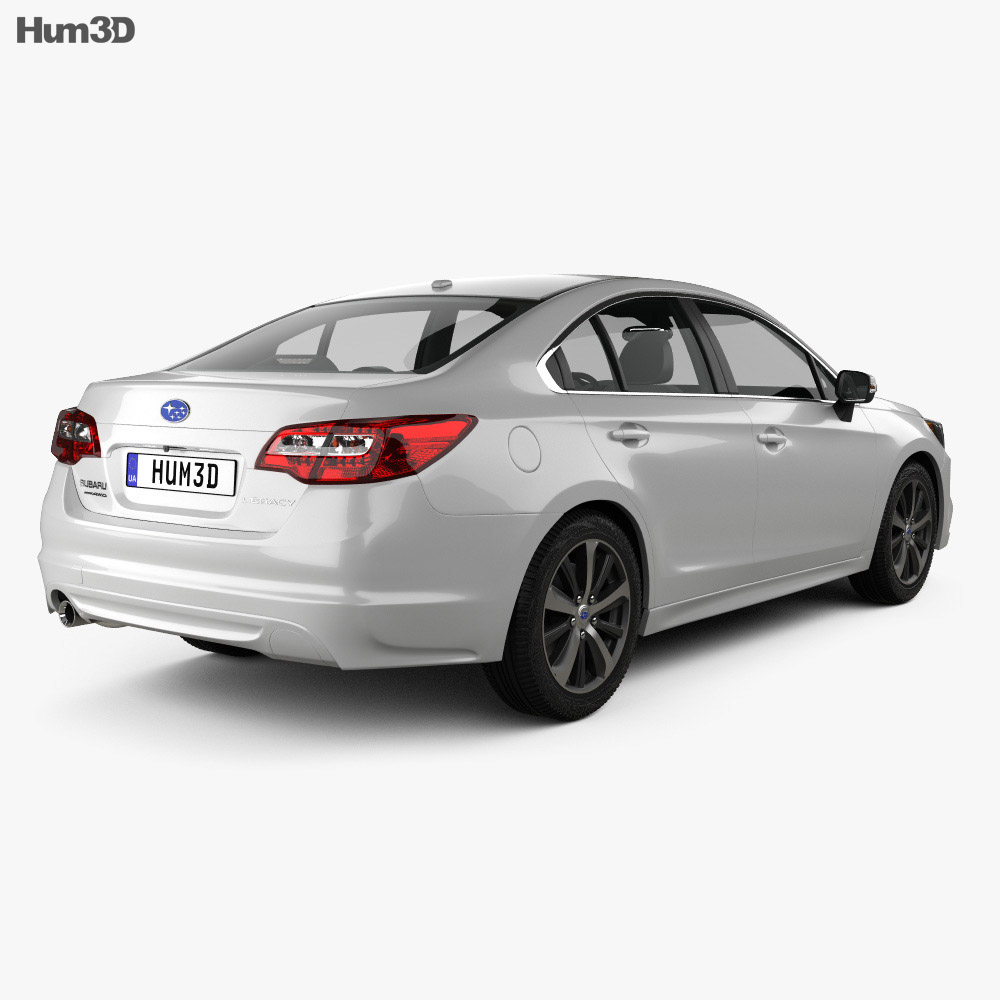 Subaru Legacy 2017 3D model - Download Sedan on 3DModels.org