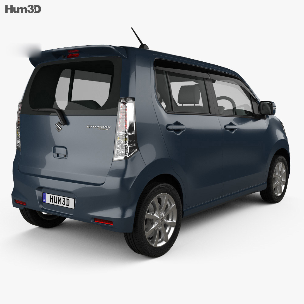Suzuki 스테이션 왜건 R Stingray T 2014 3D 모델 - 다운로드 Van on 3DModels.org