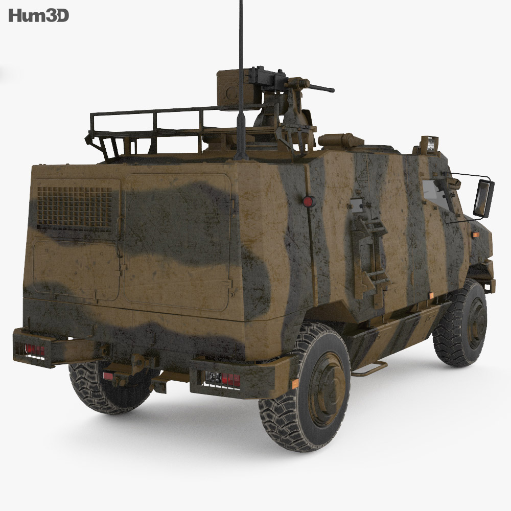 Nexter Aravis 3D model - Download Fighting Vehicle on 3DModels.org