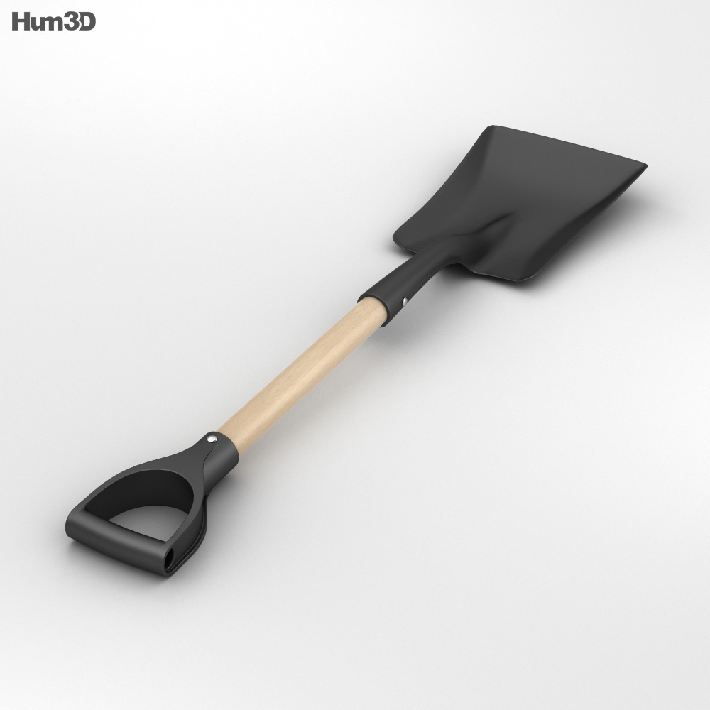 Square Shovel 3D model - Download Tools on 3DModels.org