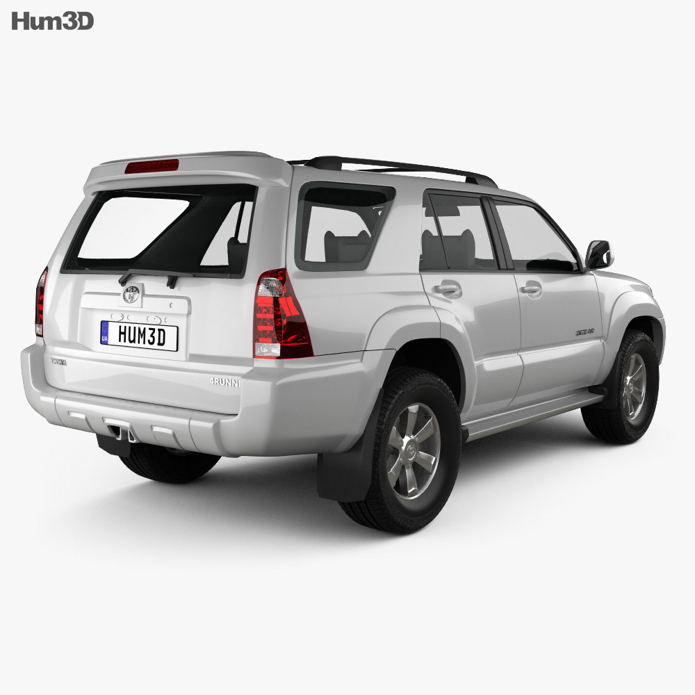 Toyota 4Runner 2009 3D model - Download Crossover SUV on 3DModels.org