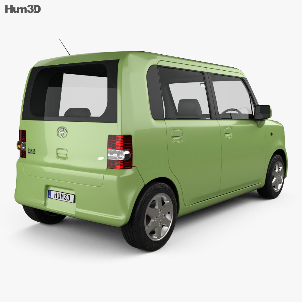 Toyota Pixis Space 2014 3D model - Download Hatchback on 3DModels.org