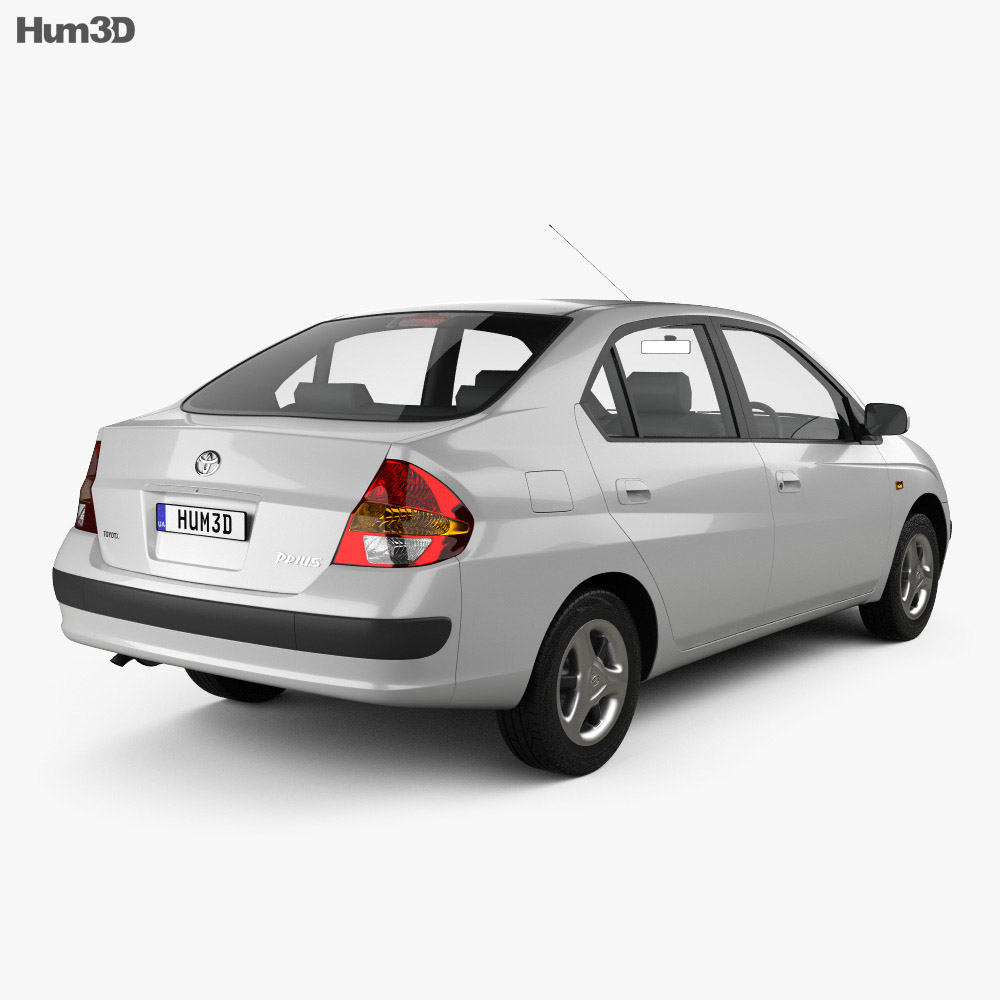 Toyota Prius (JP) 2000 3D model - Download Sedan on 3DModels.org