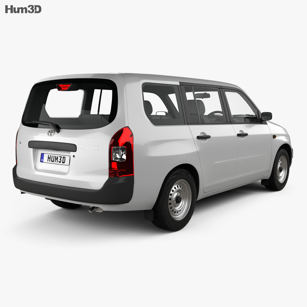 Toyota Probox Van 2014 3D 모델 - 다운로드 Van on 3DModels.org