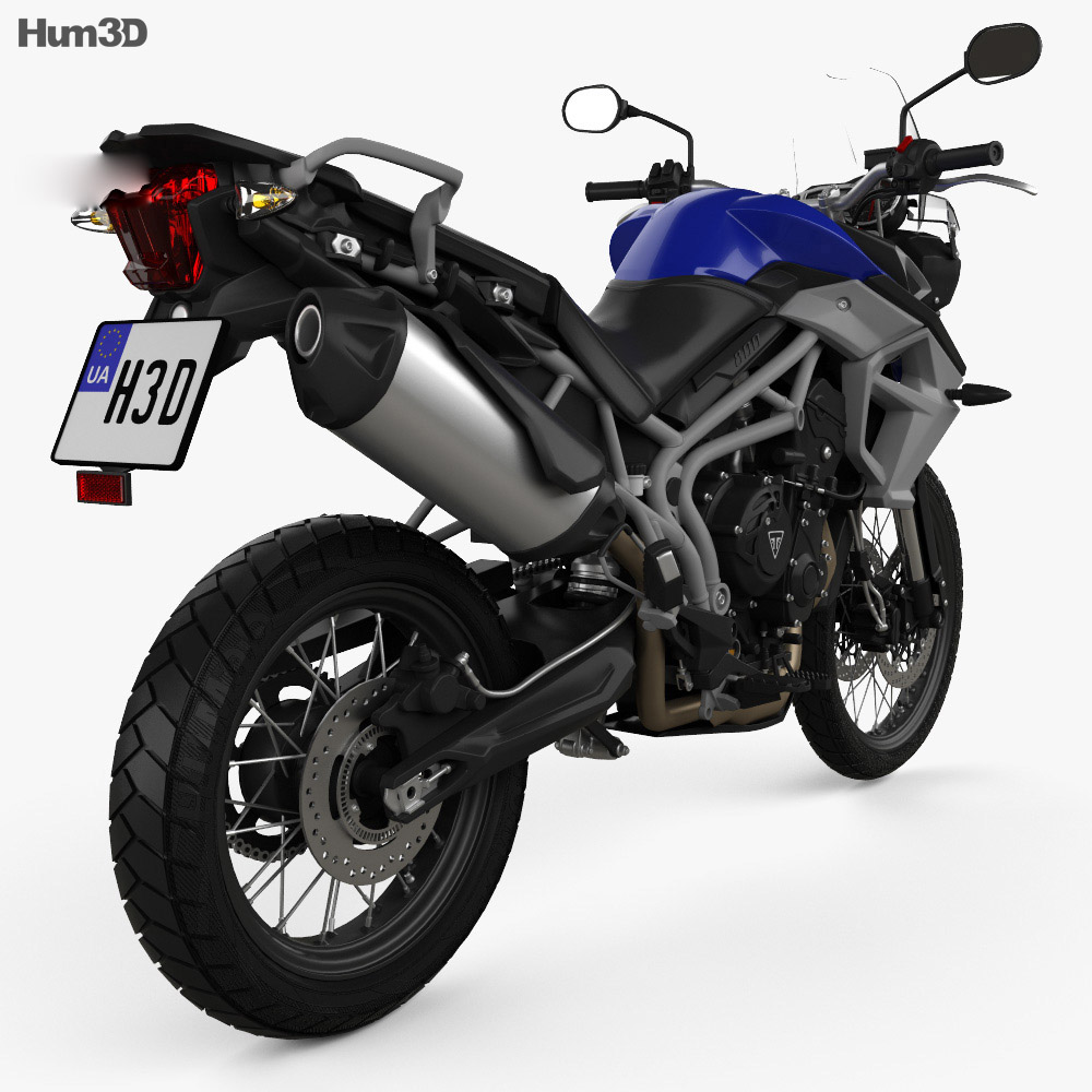 Triumph New Tiger 800 XC 2015 Modelo 3D - Descargar Motocicletas on ...