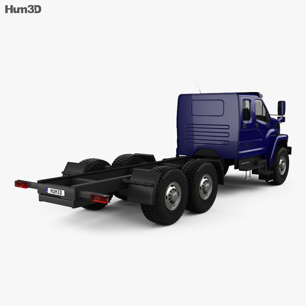 Ural Next Chassis Truck 2018 3D model - Download Truck on 3DModels.org