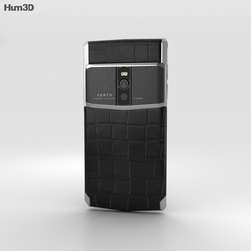 Vertu Signature Touch (2015) Jet Alligator 3D model - Download Phones ...