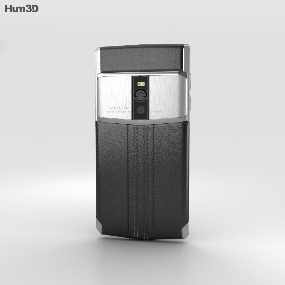 Vertu Signature Touch (2015) Jet Calf 3D model - Download Phones on ...