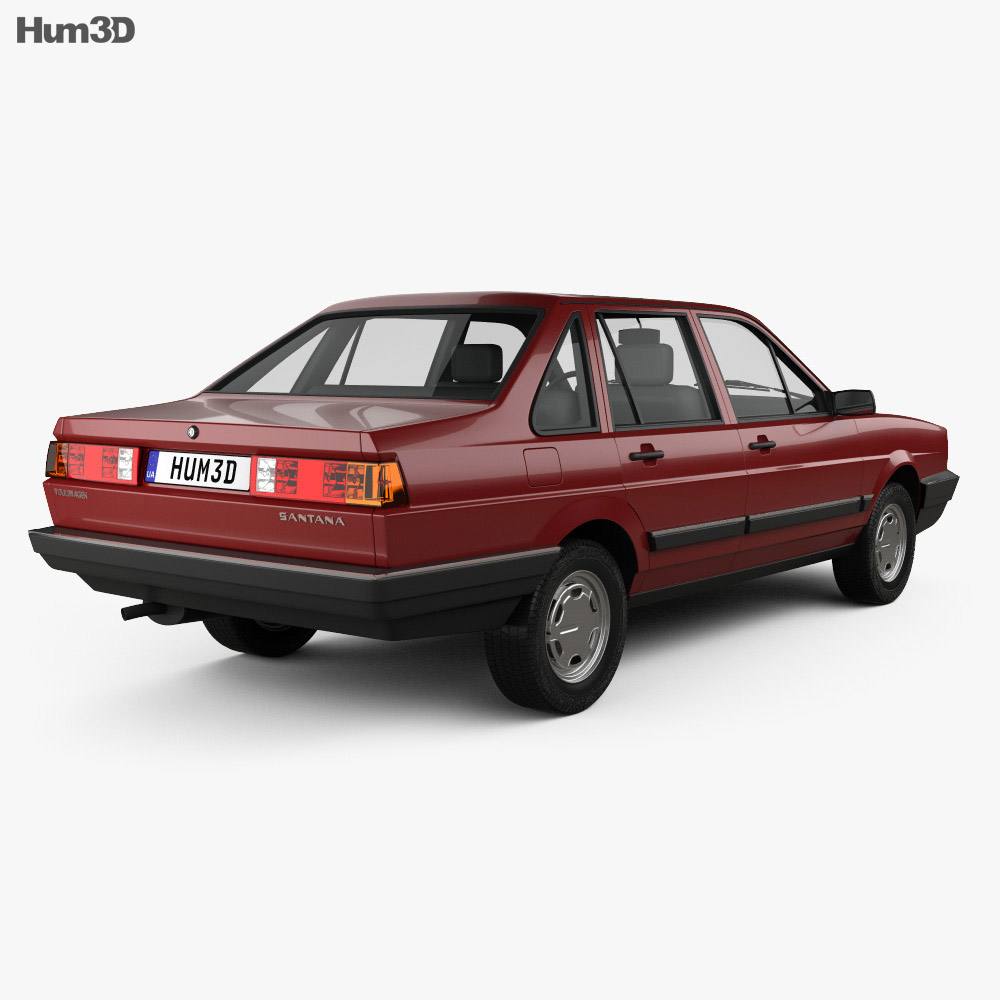 Volkswagen Santana CN-spec 2000 3D模型 - 下载 Sedan on 3DModels.org