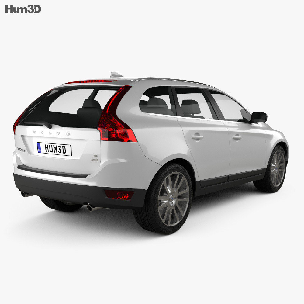 Volvo XC60 2011 3D model - Download Crossover SUV on 3DModels.org