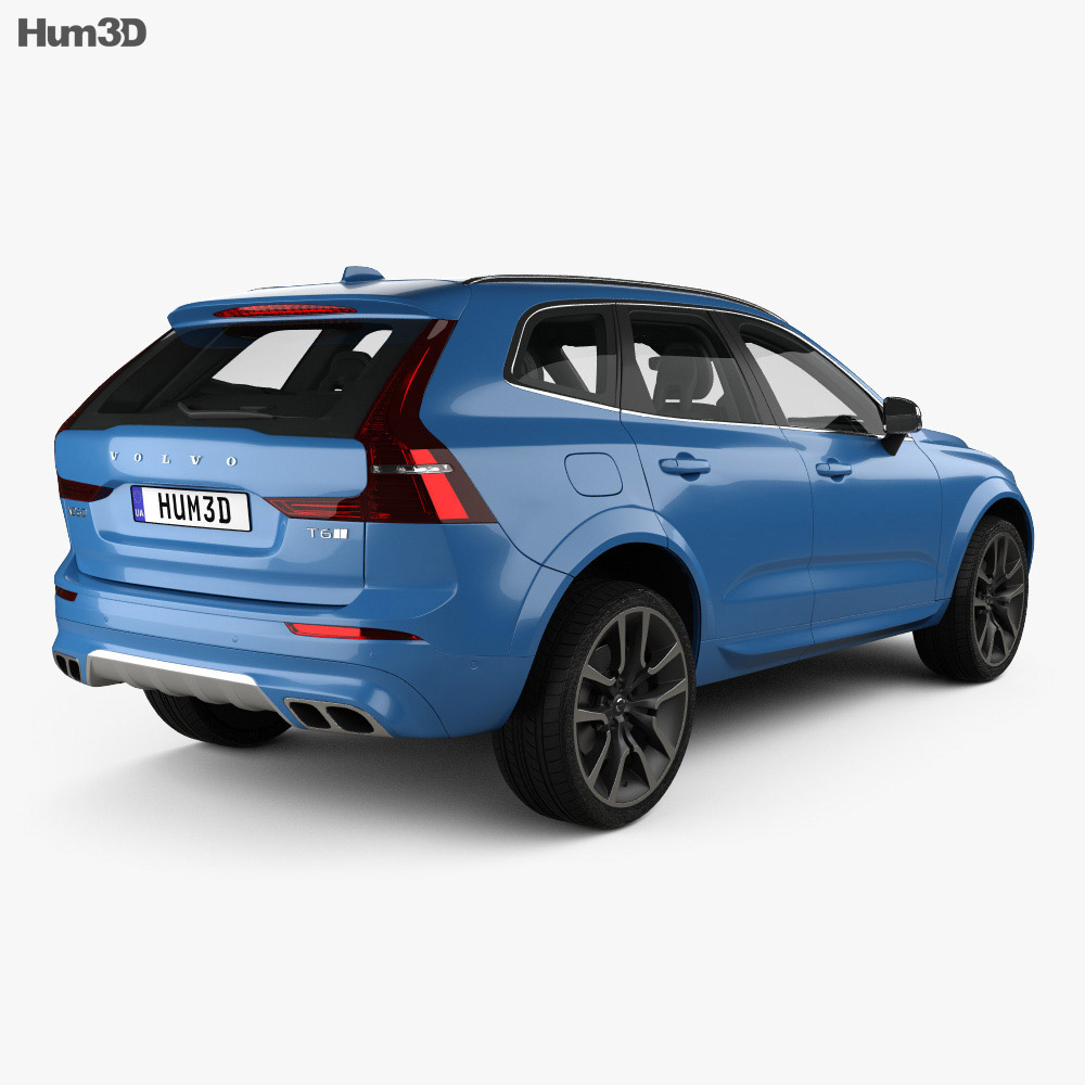 Volvo XC60 T6 R-Design with HQ interior 2020 3D model - Download ...