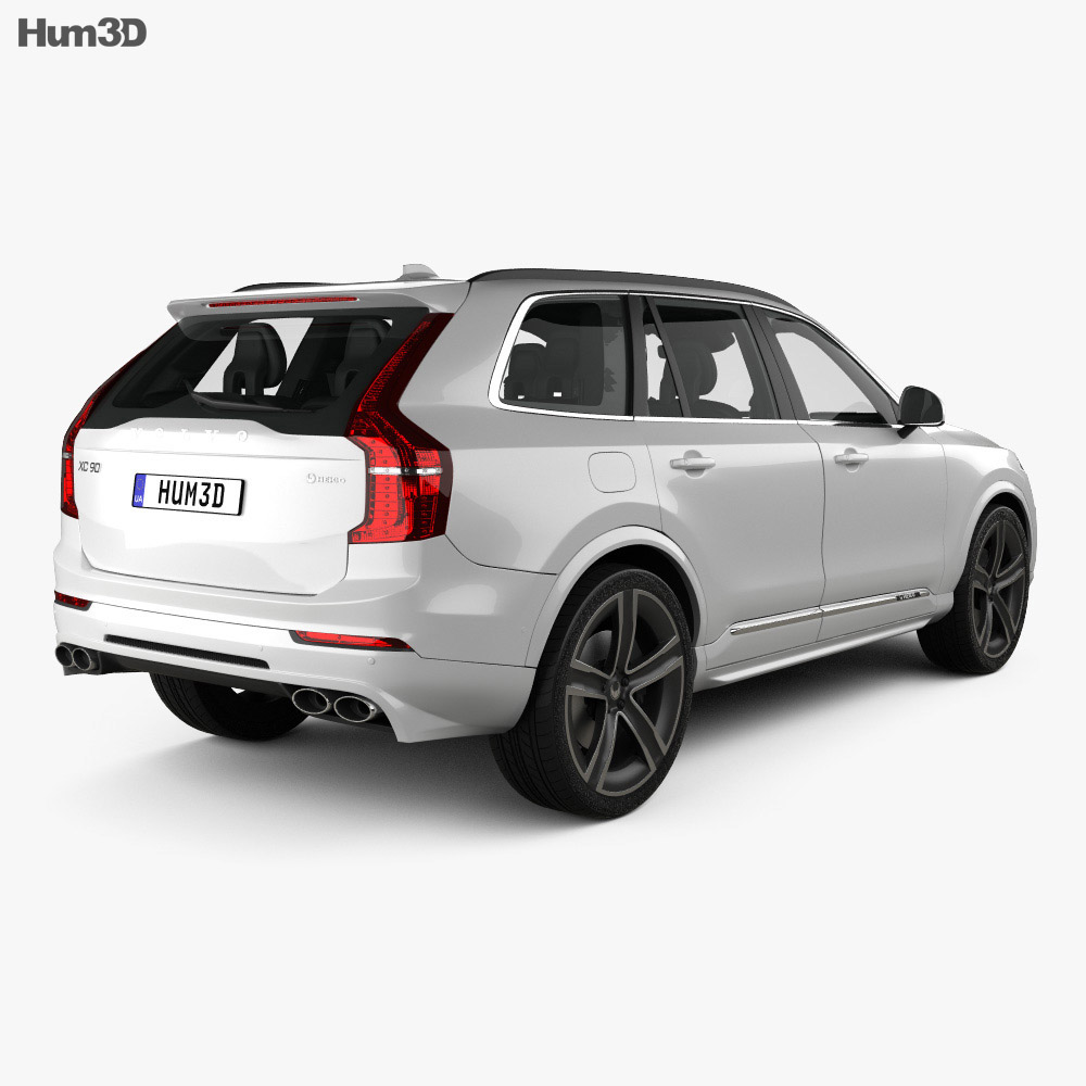 Volvo XC90 Heico with HQ interior 2019 3D model - Download Crossover ...