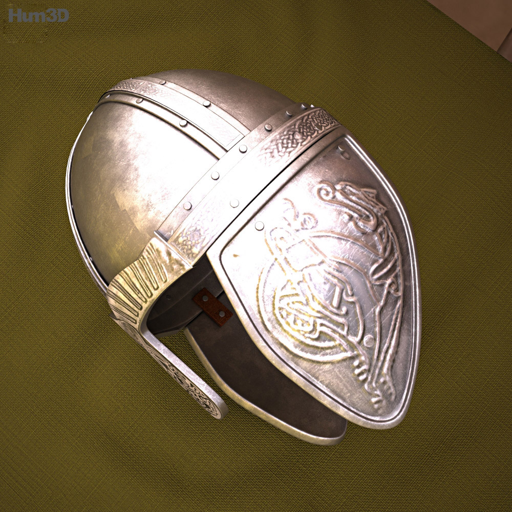 Embossed Viking Helmet 3D model - Download Armor on 3DModels.org