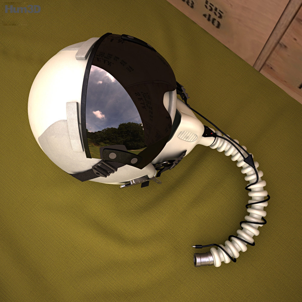 Pilot Helmet 3D model - Download Armor on 3DModels.org