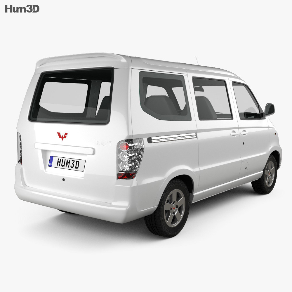 Wuling Sunshine 2014 3D模型 - 下载 Van on 3DModels.org