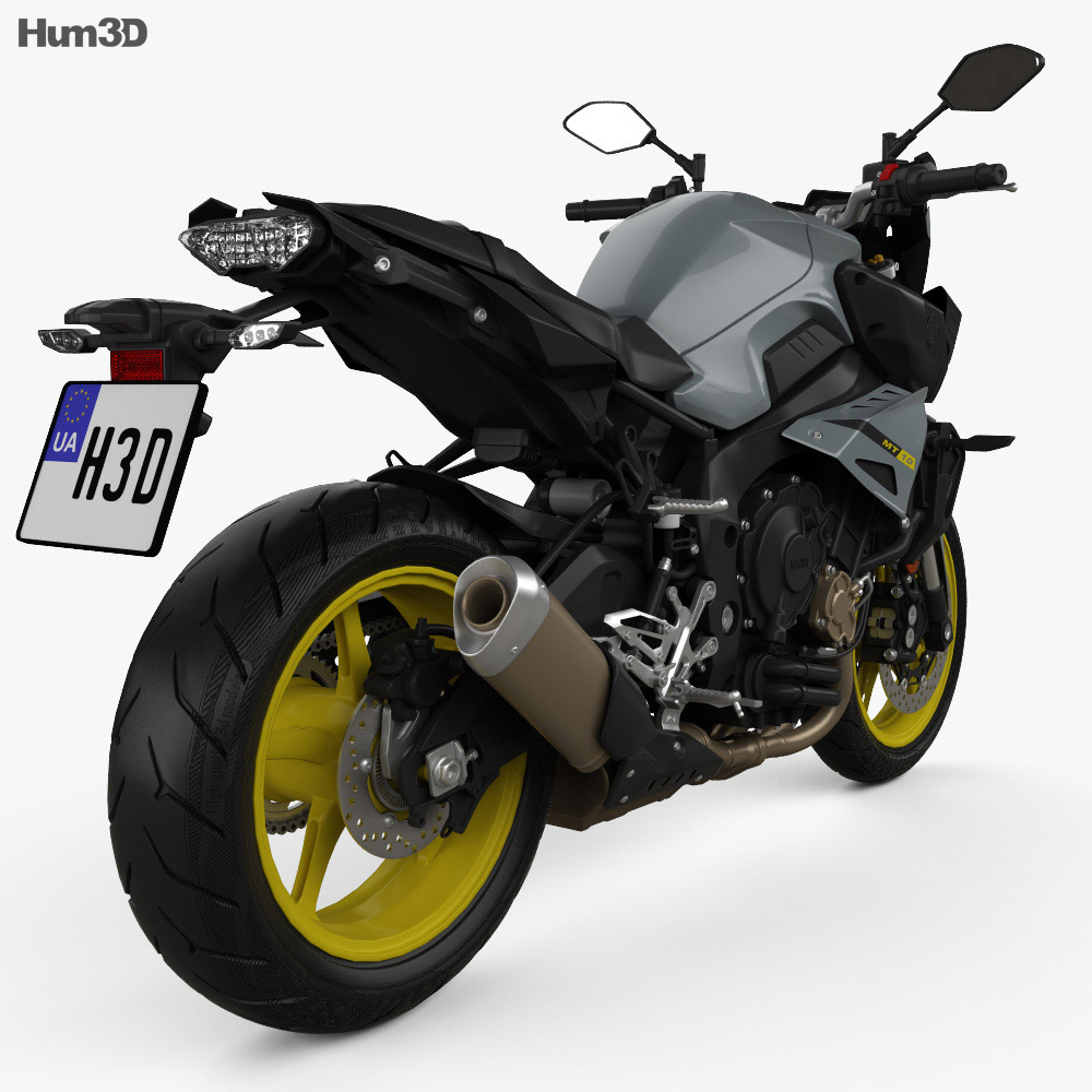 Yamaha MT-10 2016 3D model - Download Motorcycle on 3DModels.org